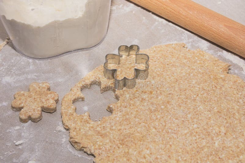 Four-leaf Clover Shaped Cutting Form Stock Image - Image of copy ...