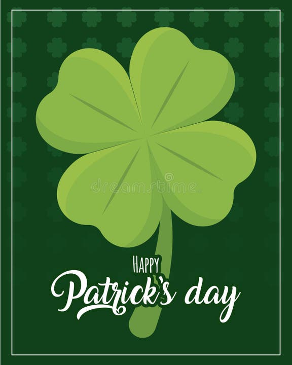 Four Leaf Clover Symbol of Good Luck. Vector Stock Vector ...