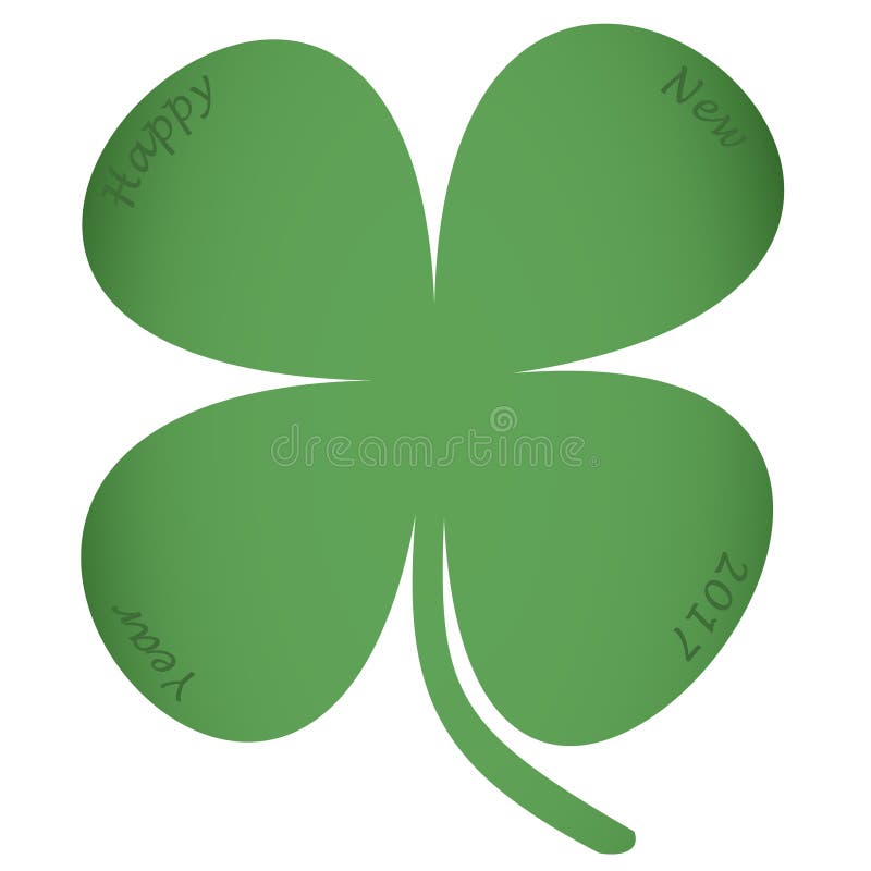 Happy Four Leaf Clover Stock Illustrations – 10,491 Happy Four Leaf ...