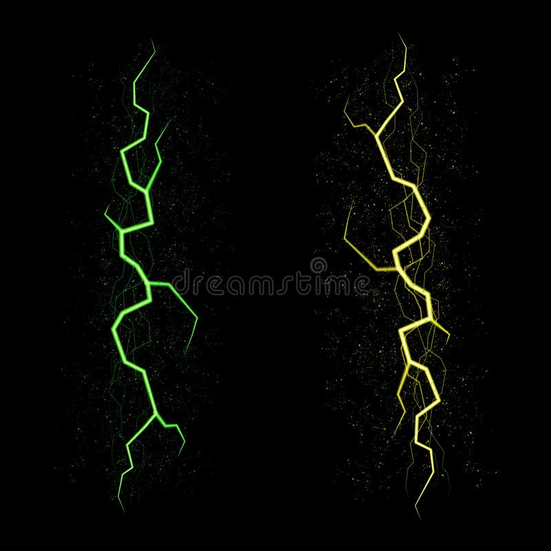 Four lightnings explosion stock vector. Illustration of flash - 369417929