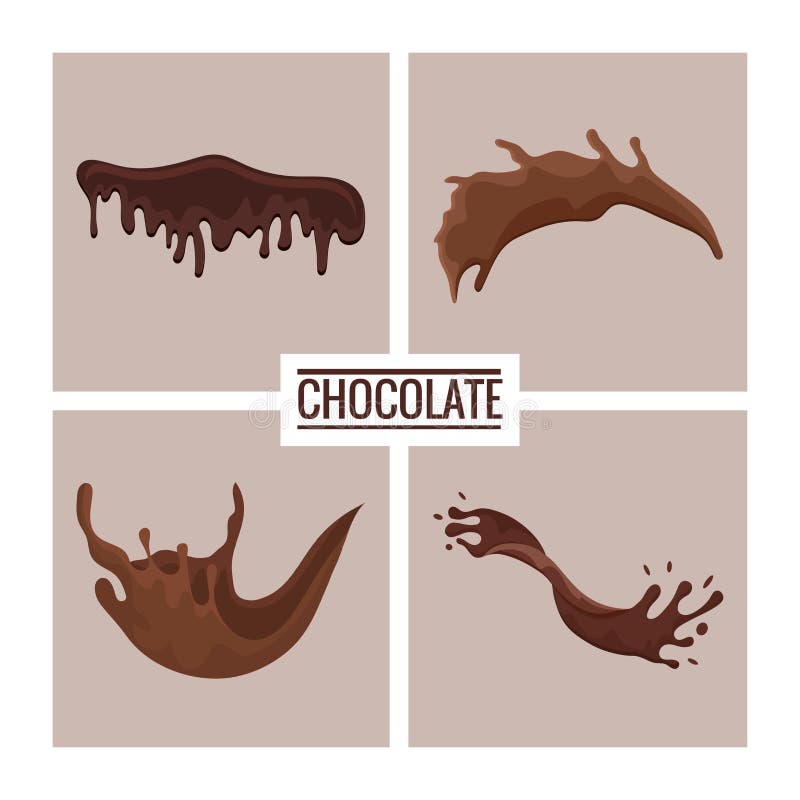 Liquid Chocolates Stock Illustrations – 584 Liquid Chocolates Stock ...