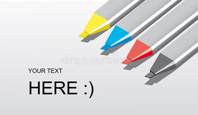 Four Markers Stock Illustrations – 164 Four Markers Stock Illustrations ...