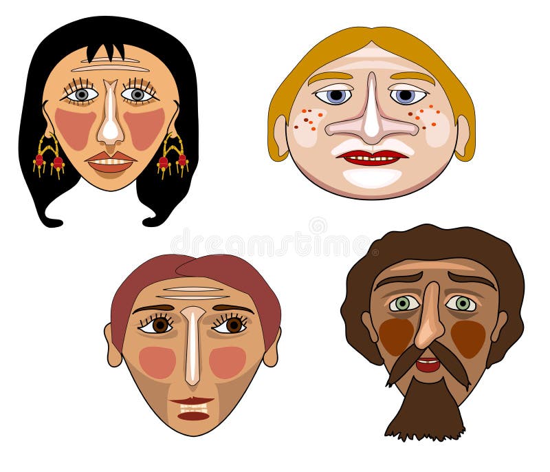 Four Masks Stock Illustrations – 193 Four Masks Stock Illustrations ...