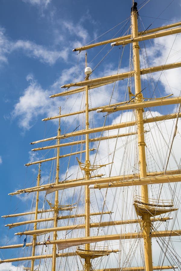 Four Masts and Rigging stock photo. Image of sailboat - 46267290
