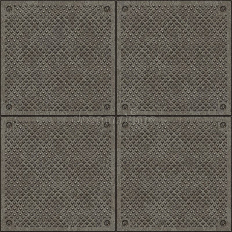 Four Metal Plates Picture. Image: 2799977