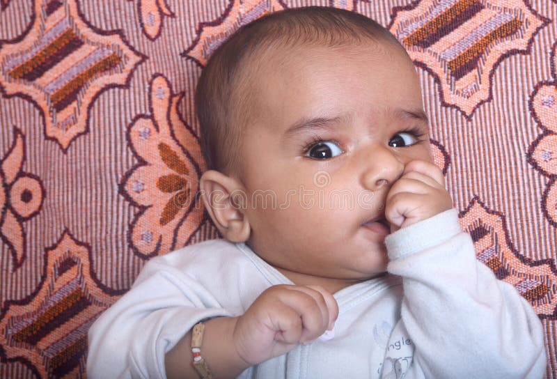 Four-month old baby stock image. Image of asian, cheer - 17949743