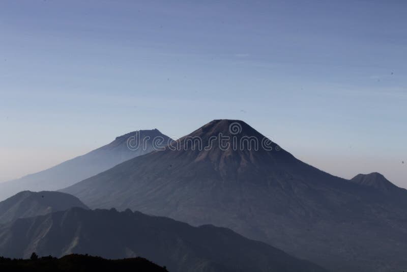 Four Mountains of Java Indonesia Stock Image - Image of visited, four ...