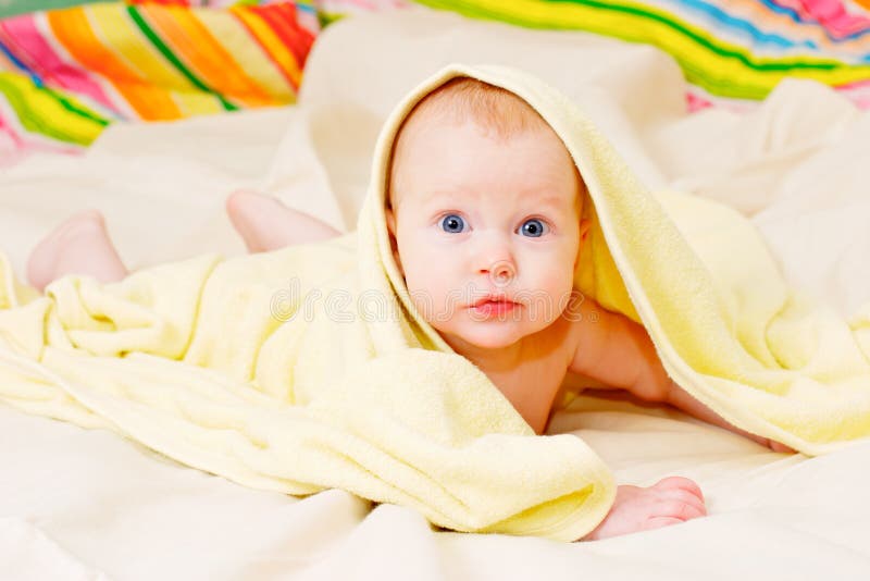 Four mounth infant stock photo. Image of child, month - 23981876