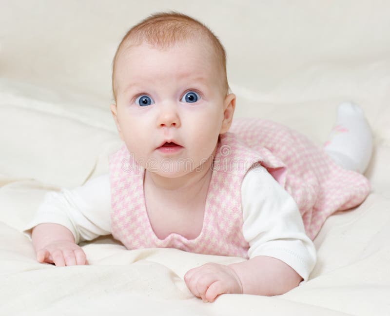 Cute baby stare stock photo. Image of stares, open, eyed - 15531032