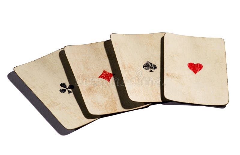 Vintage Playing Cards Spread Out Stock Photos - Free & Royalty-Free ...