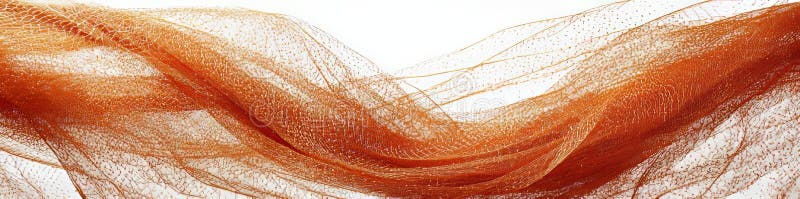 Four Old Fishing Nets are Hanging in Isolation on a White Background ...