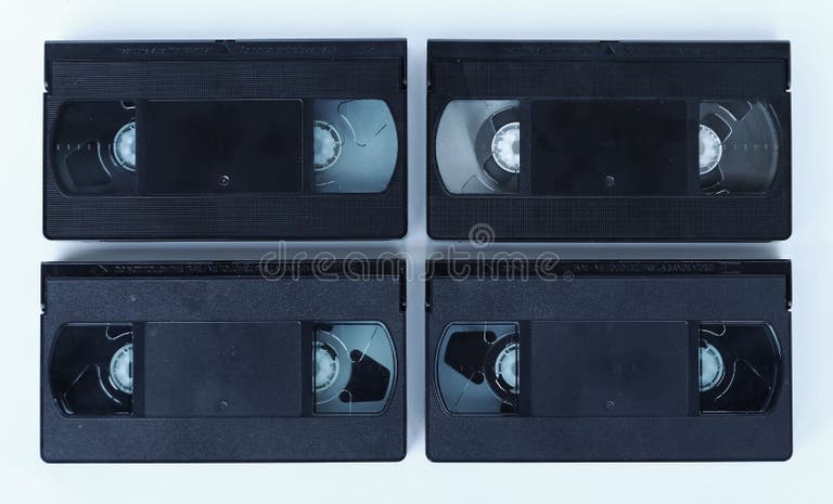 Four Old VHS Tapes from the 90s Stock Photo - Image of films, fashion ...