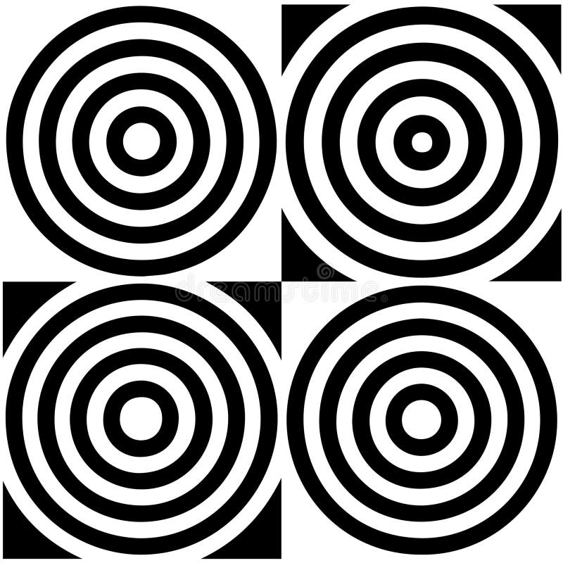 Illusion Target Patterns Stock Illustrations – 95 Illusion Target ...