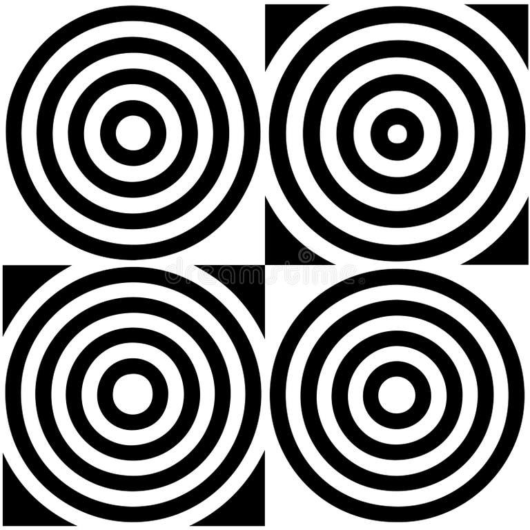 Illusion Target Patterns Stock Illustrations – 95 Illusion Target ...