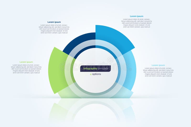 Four Option Circle Infographic Design Template. Vector Illustration ... Four Option Circle Infographic Design Template. Vector Illustration ...