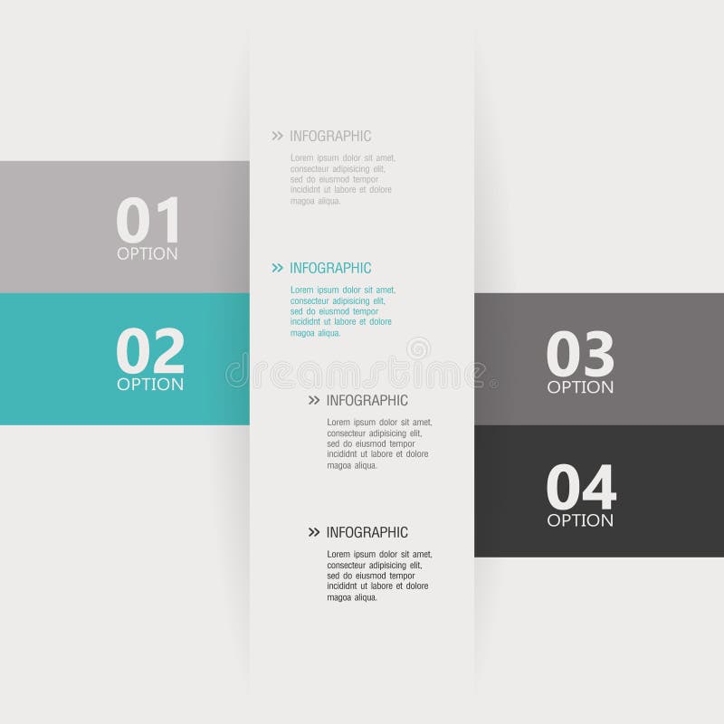 Four options stock vector. Illustration of vector, banner - 60851998