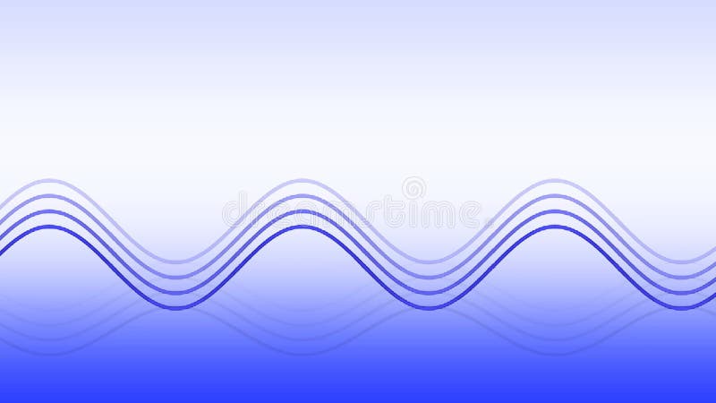 Four Blue Concentric Circles Structure Rotating with Delay. Seamless ...