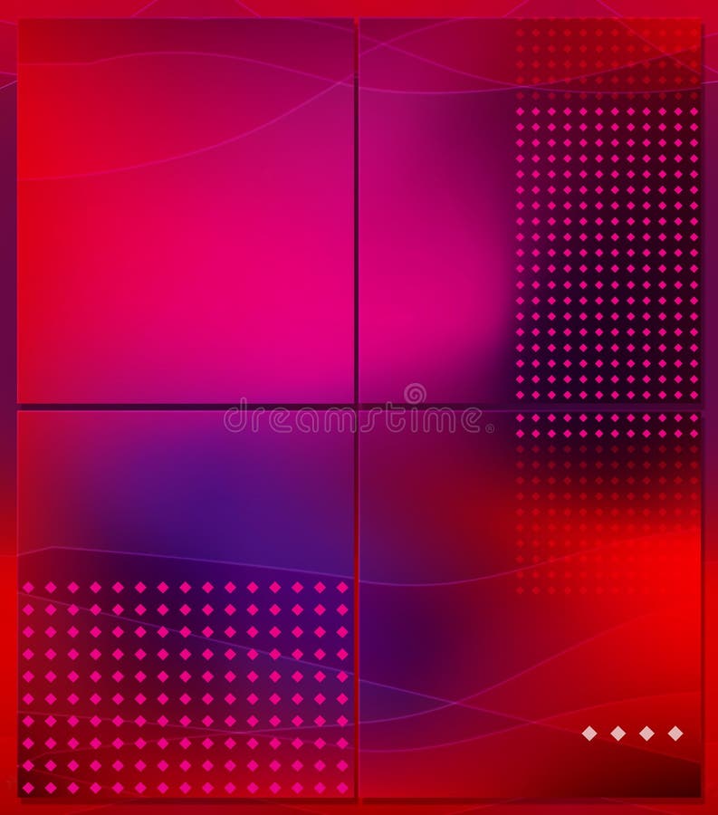 Four Parts Abstract Background Stock Illustration - Illustration of ...