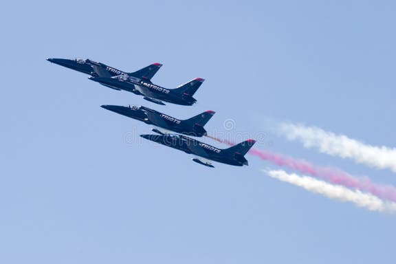Four Patriot Jets stock photo. Image of jets, team, precision - 1276632