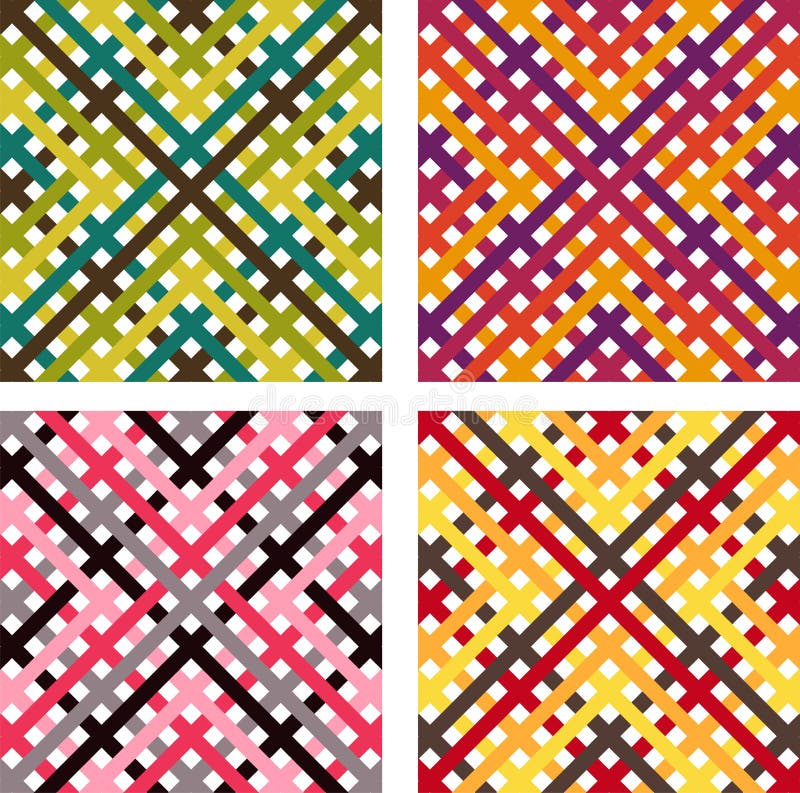 Four patterns stock illustration. Illustration of artistic - 8305129