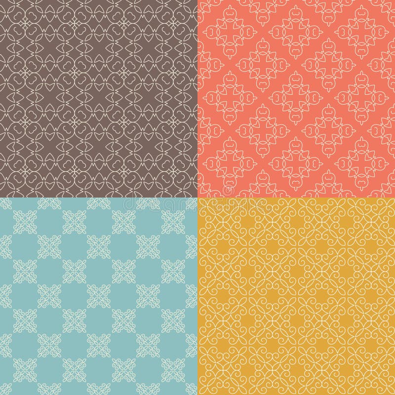 Set of Patterns stock vector. Illustration of geometry - 60210449