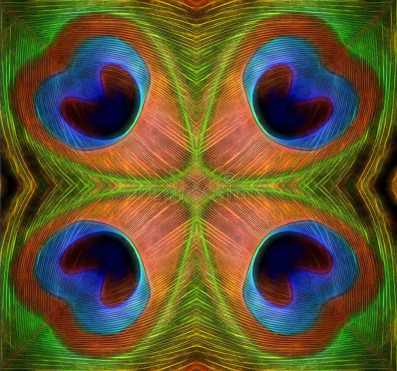 Four Peacock Feathers stock image. Image of decor, exotic - 56121995