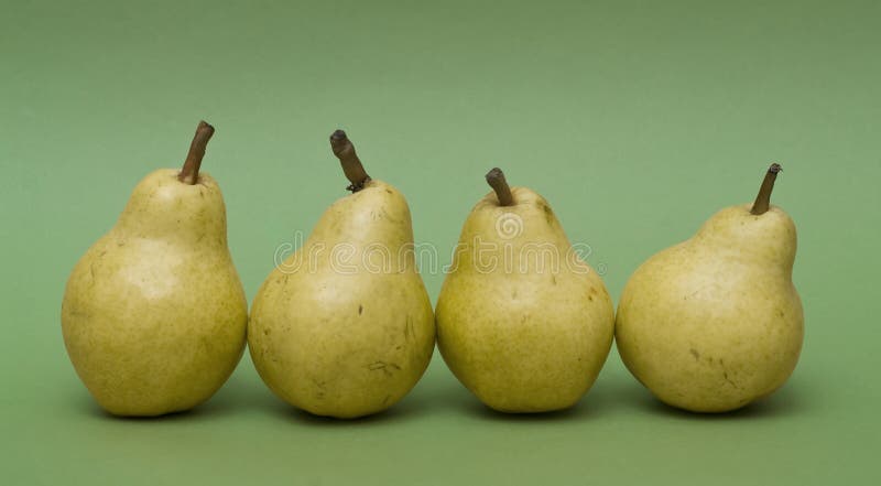 Four pears stock image. Image of fruits, nature, fresh - 11442205