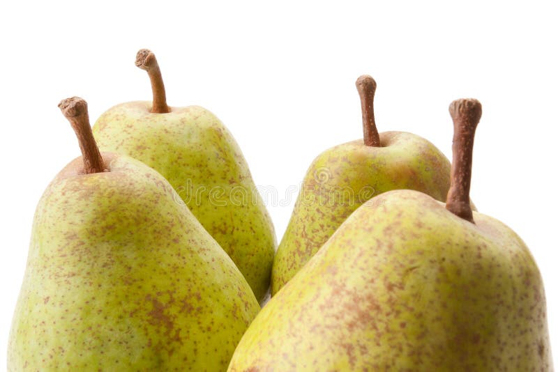 Four pears stock image. Image of nobody, eating, green - 15808623