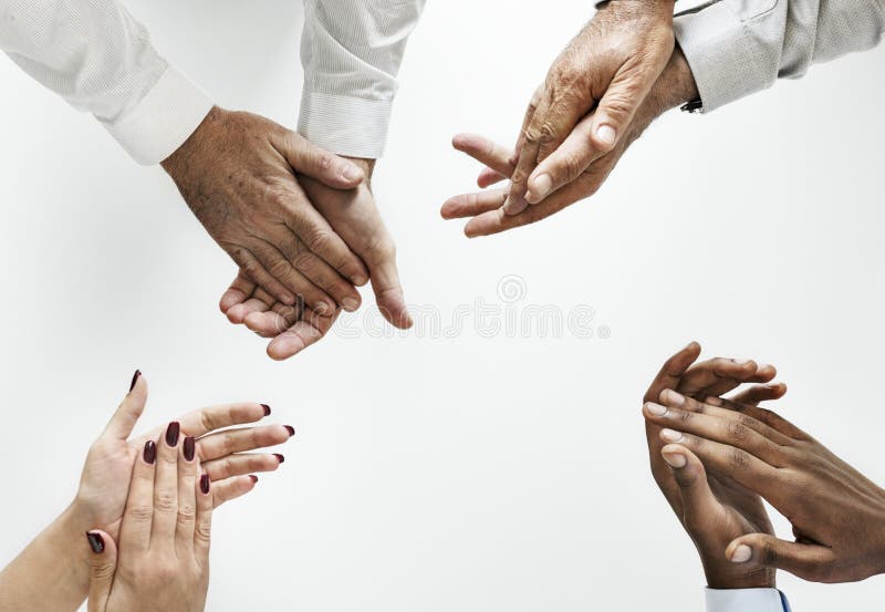 Four People Showing Clap Hand Gestures Picture. Image: 115628302