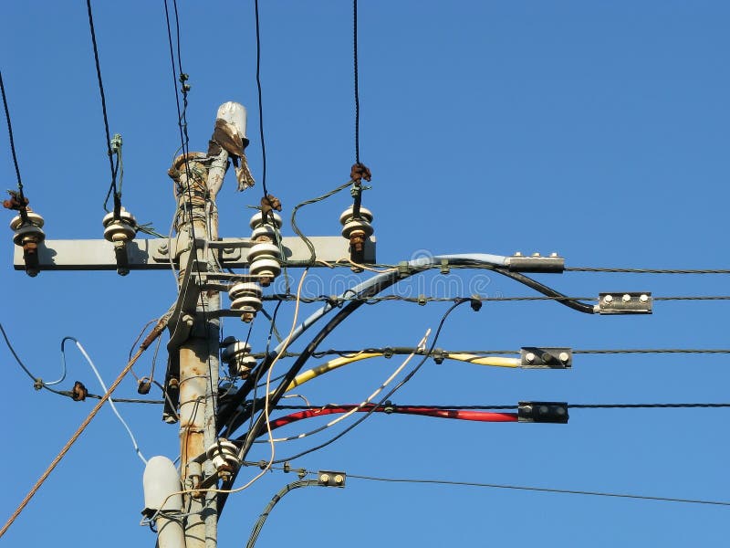 Four phase connection stock image. Image of industry, amps - 4313907