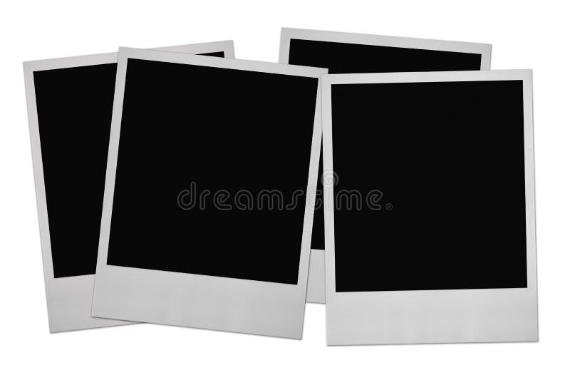 Four photo frames stock photo. Image of close, isolation - 6246366