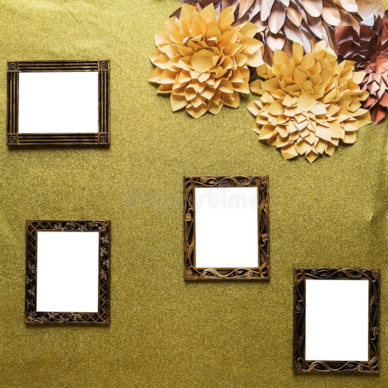 Four picture frames stock image. Image of gallery, photograph - 40998217