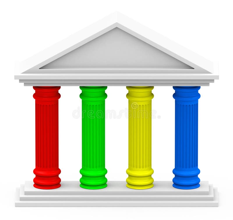 Colored Pillars Stock Illustrations – 118 Colored Pillars Stock ...