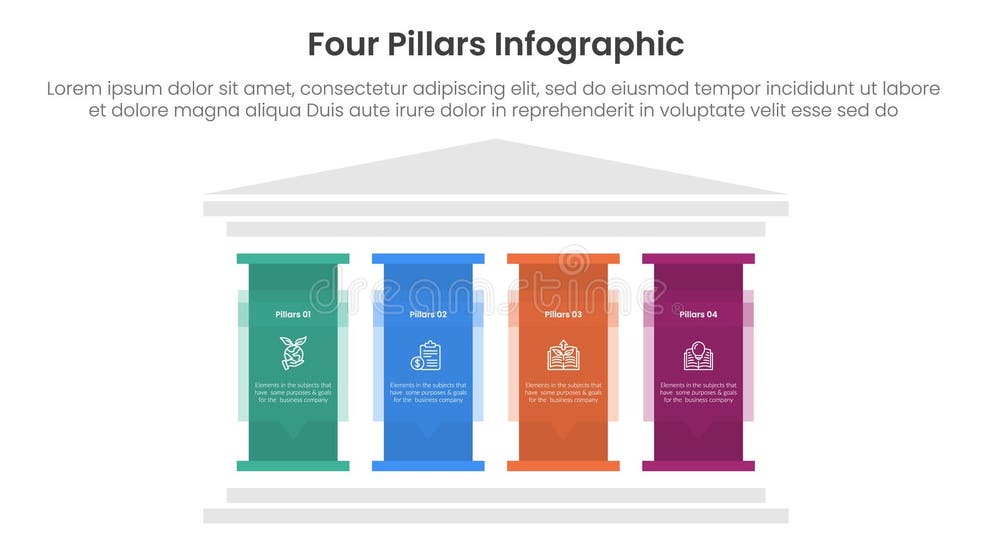 Four Pillars Stock Illustrations – 178 Four Pillars Stock Illustrations ...