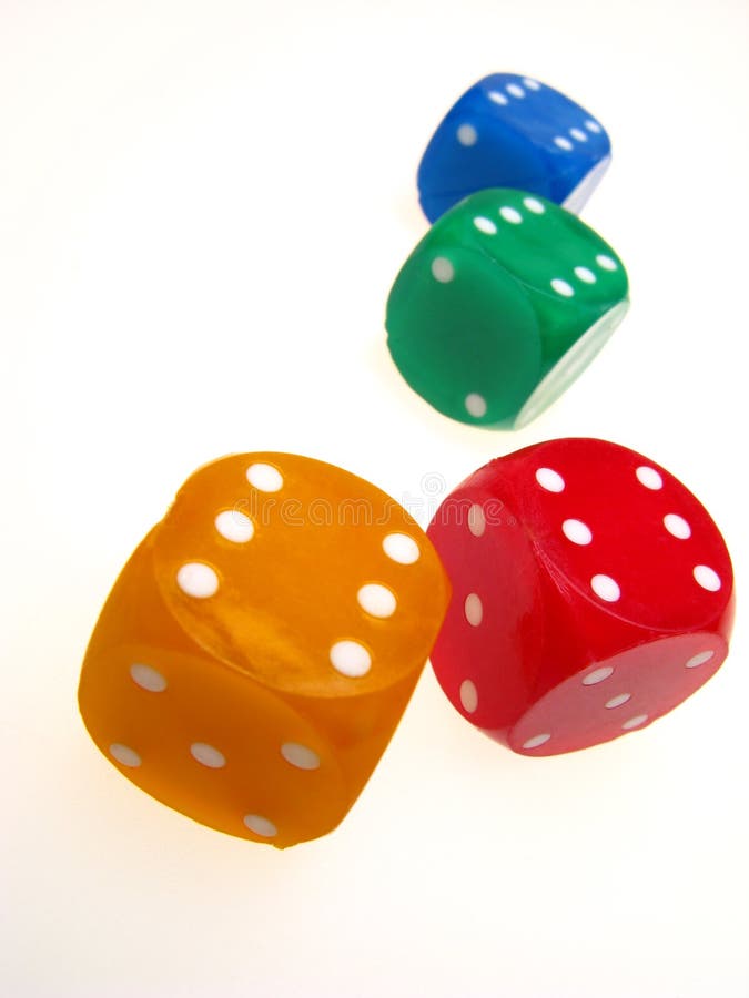 Four playing roll the dice stock photo. Image of figures - 3863090