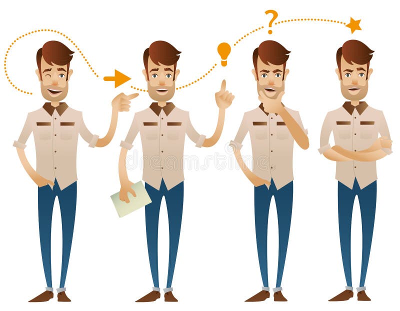 Four character stock vector. Illustration of dislike - 53729679