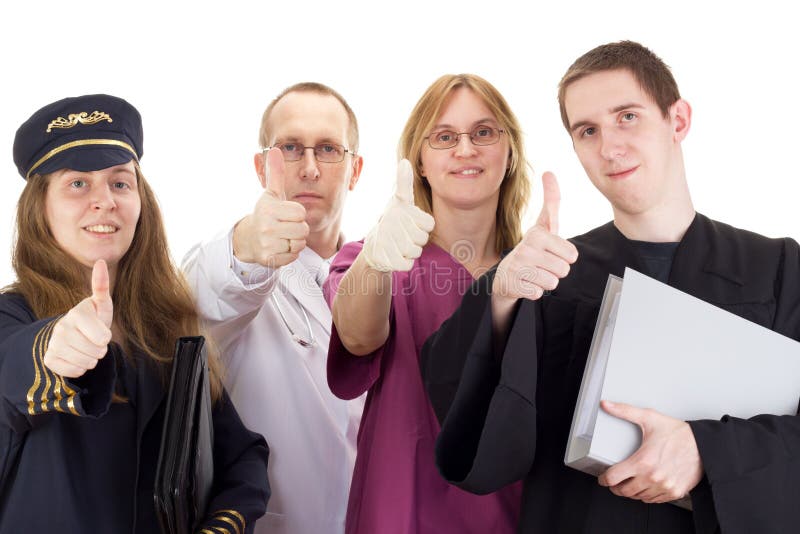 Four professional people stock image. Image of assistant - 30537381