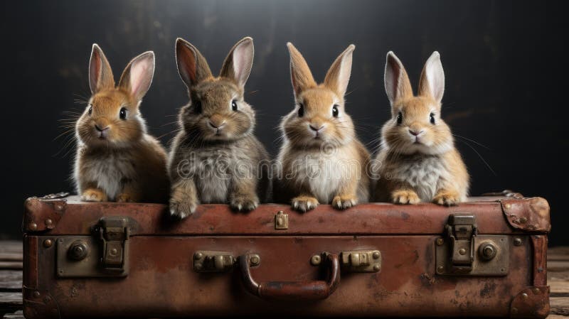 Four Rabbits on Old Suitcase: Youthful Protagonists in an Adventure ...