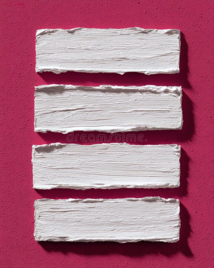 Four Rectangular Textured Banners Arranged Vertically Against a ...