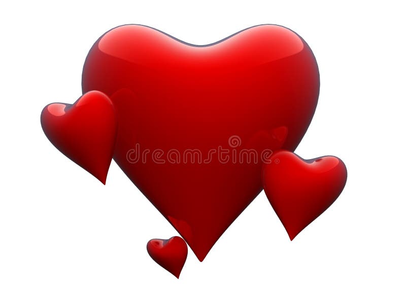 Four Red Hearts Picture. Image: 18100014