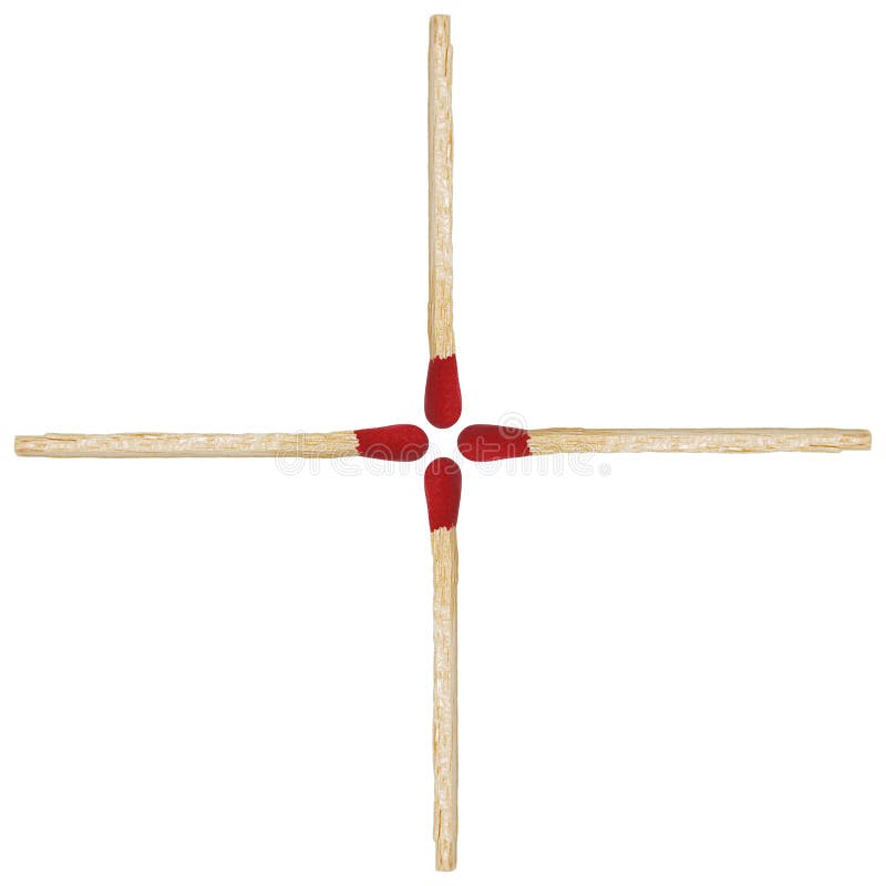 Four Red Match Sticks Isolated White Stock Photos - Free & Royalty-Free ...