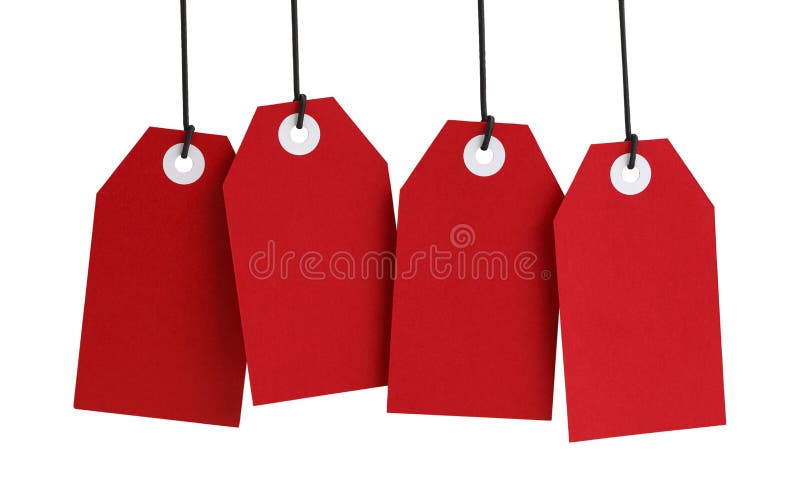Set of Paper Tags stock photo. Image of clip, rope, labeling - 5559030