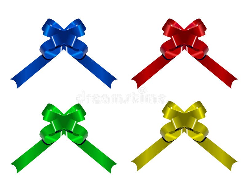 Four Ribbons for Celebration Stock Vector - Illustration of event ...