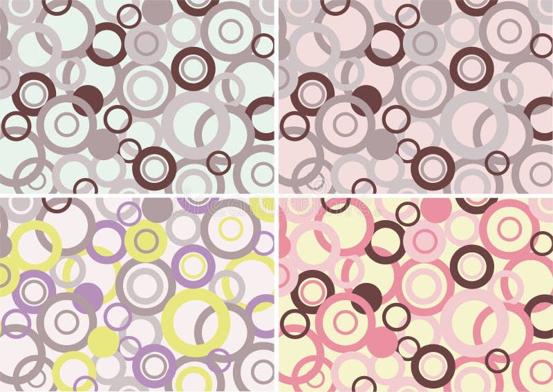 Four rings pattern stock vector. Illustration of quadratic - 10953485