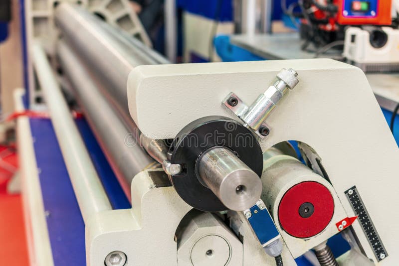 Metal Sheet Bending Machine with CNC Stock Image - Image of industry ...