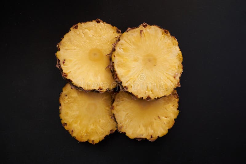 Four pineapple close up stock image. Image of white, beautiful - 31735555