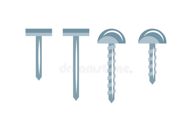 Screws icons. vector stock vector. Illustration of head - 183713933