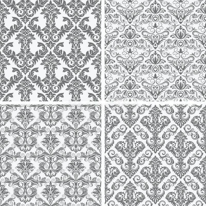 Seamless Damask Wallpaper III Stock Vector - Illustration of elegance ...