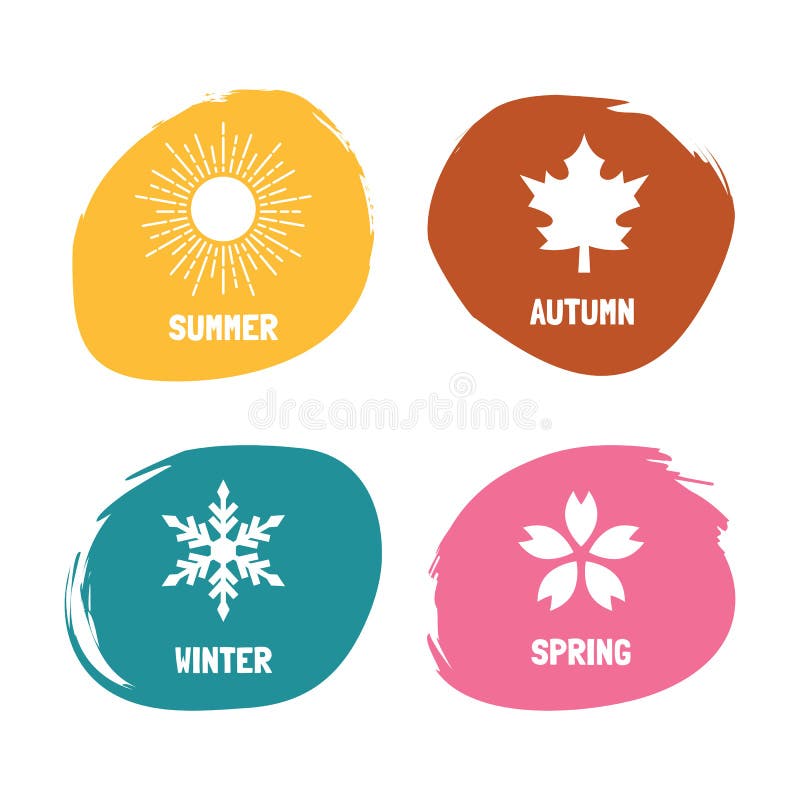Four Seasons Logo Abstract Stock Illustrations – 195 Four Seasons Logo ...