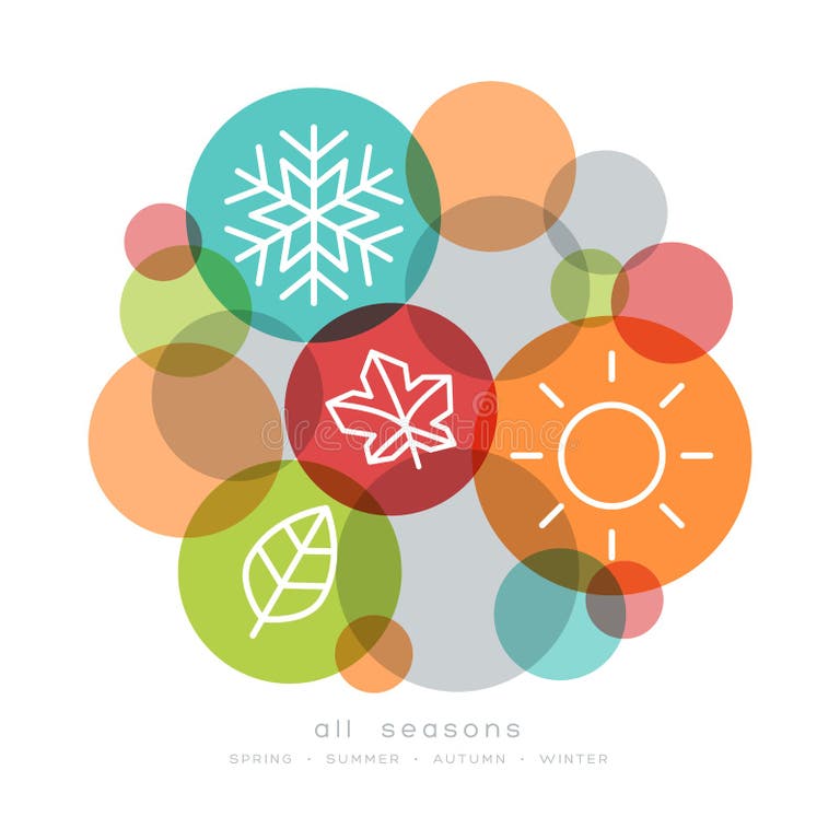 Seasons Icon Stock Illustrations – 14,105 Seasons Icon Stock ...